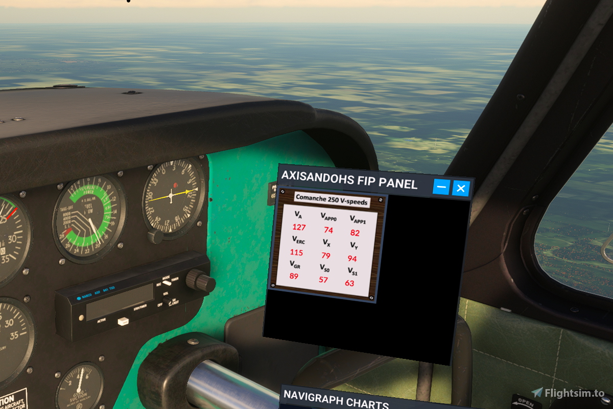 A2A Comanche 250 real-time V-speed gauge for AxisAndOhs (AAO) for ...