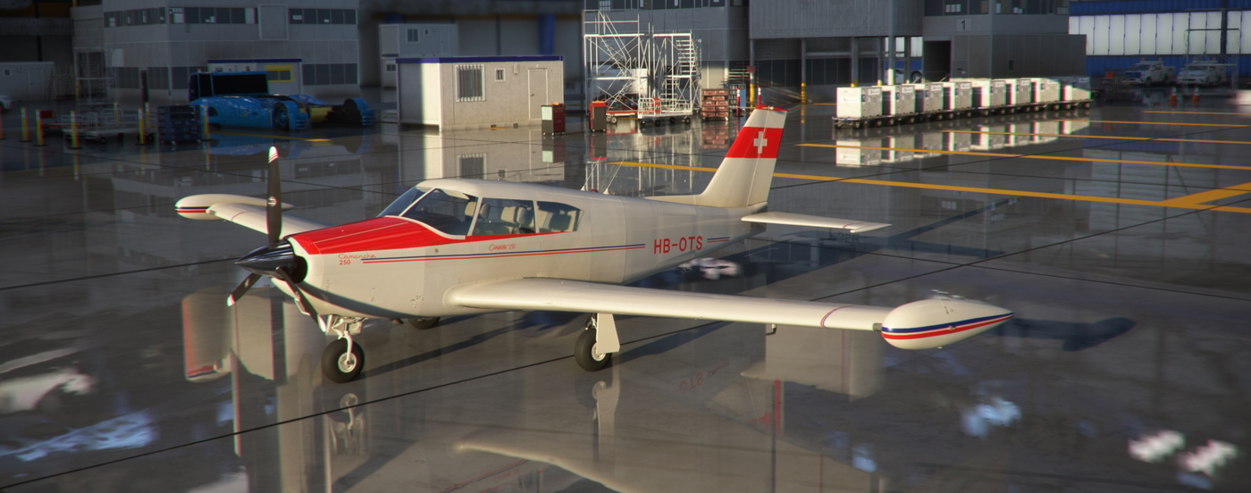 A2A Comanche PA-24-250 HB-OTS Livery 对于 Microsoft Flight Simulator | MSFS