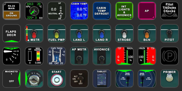 A2A Comanche PA-24 StreamDeck XL & PLUS profile and AAO Scripts for ...