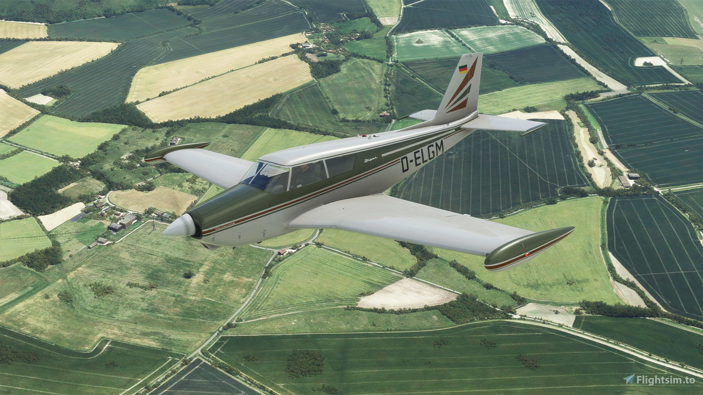 A2A PA24 Comanche D-ELGM for Microsoft Flight Simulator | MSFS