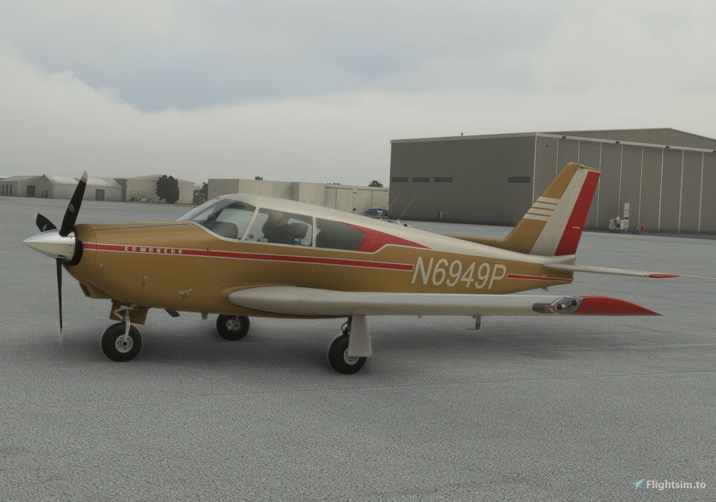 A2A PA24 Comanche N6949P for Microsoft Flight Simulator | MSFS