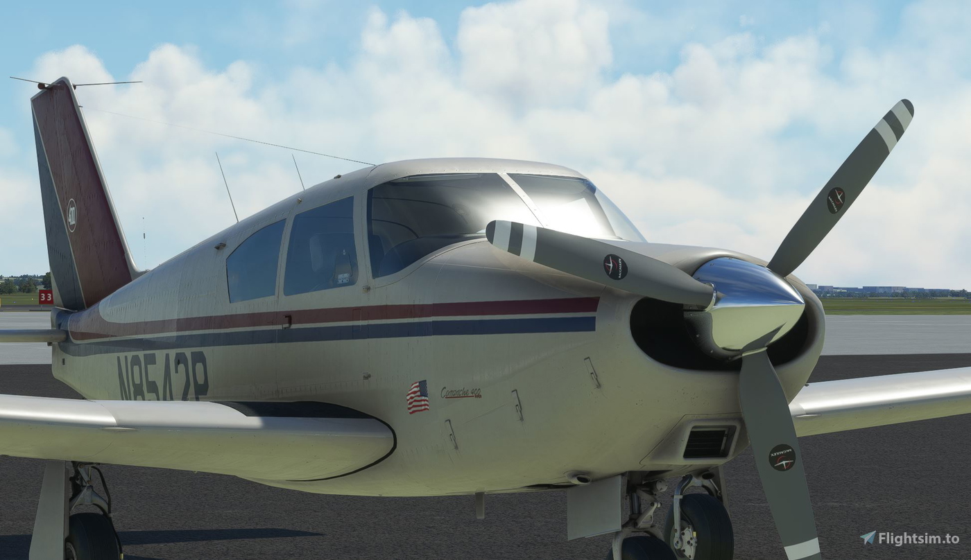 A2A PA24 Comanche N8542P for Microsoft Flight Simulator | MSFS