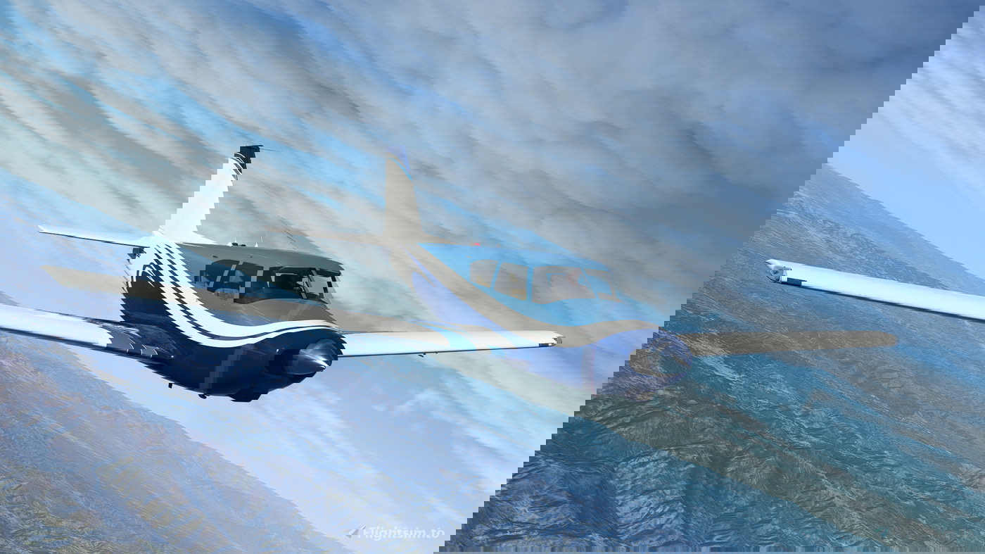 A2A Piper PA-24 Comanche N8298P + Custom Registration for Microsoft Flight Simulator | MSFS