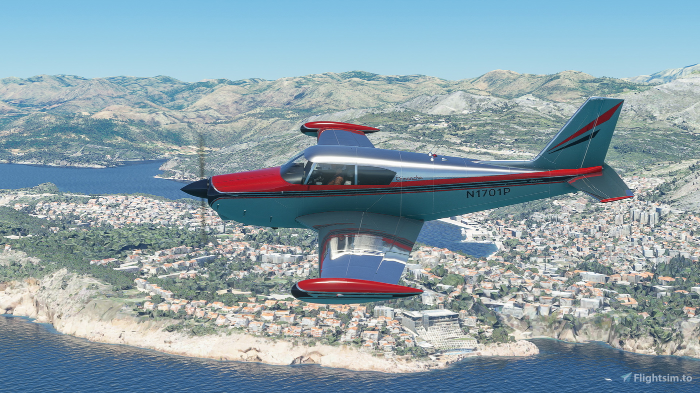 A2A Piper PA24 Comanche Livery N1701P (ficticious) - factory new and ...