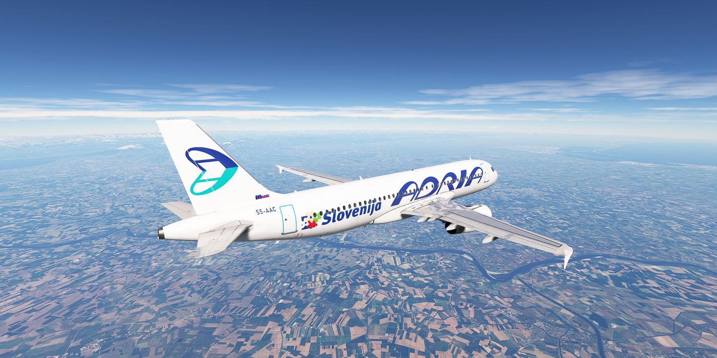 A320 ADRIA Airways S5-AAC for Microsoft Flight Simulator | MSFS