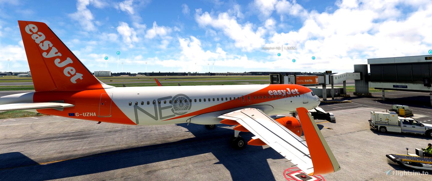 Threads - A320neo easyjet (NEO Sticker) 8K for Microsoft Flight ...