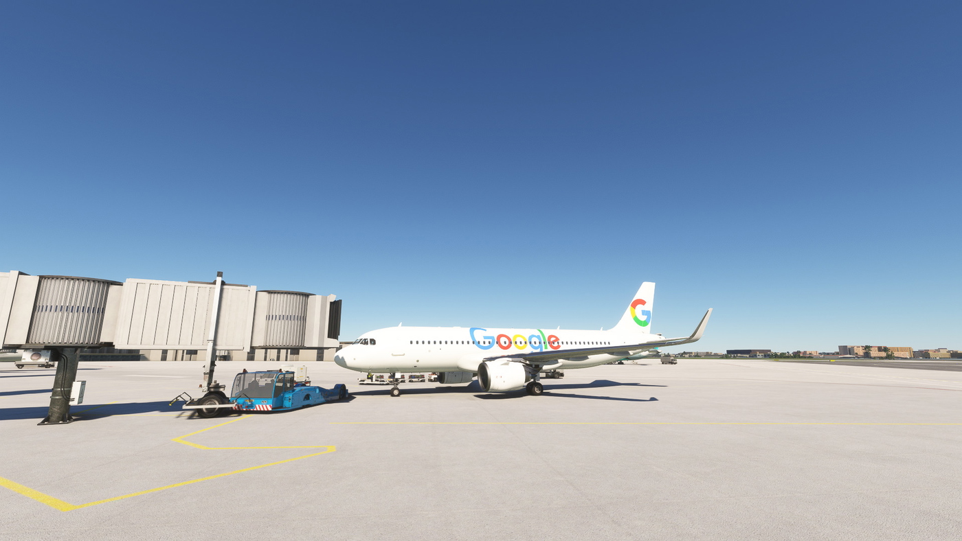 A320Neo Google livery for Microsoft Flight Simulator | MSFS