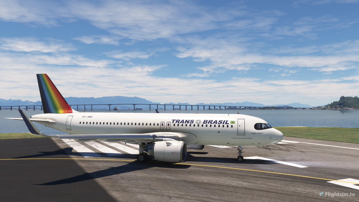 [A32NX] Rainbow Package Transbrasil Retro for Microsoft Flight ...