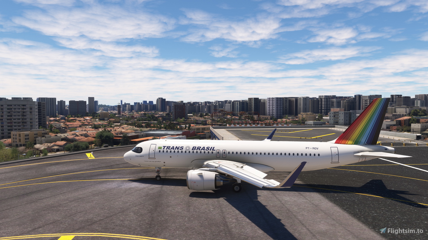 [A32NX] Rainbow Package Transbrasil Retro for Microsoft Flight ...