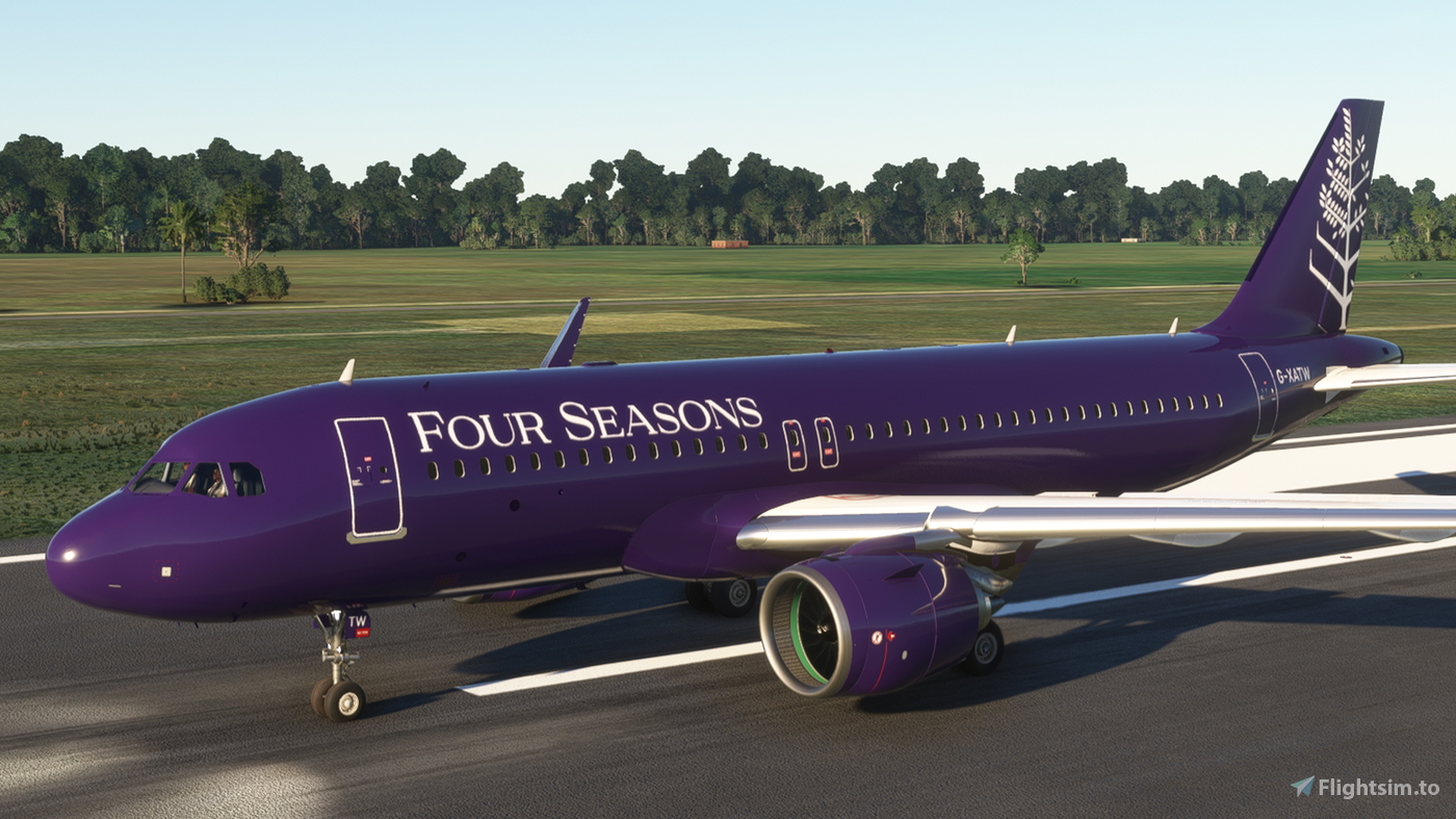 [A32NX] FBW A320 Fours Seasons Jet Experience "G-XATW" (Fictional) for ...