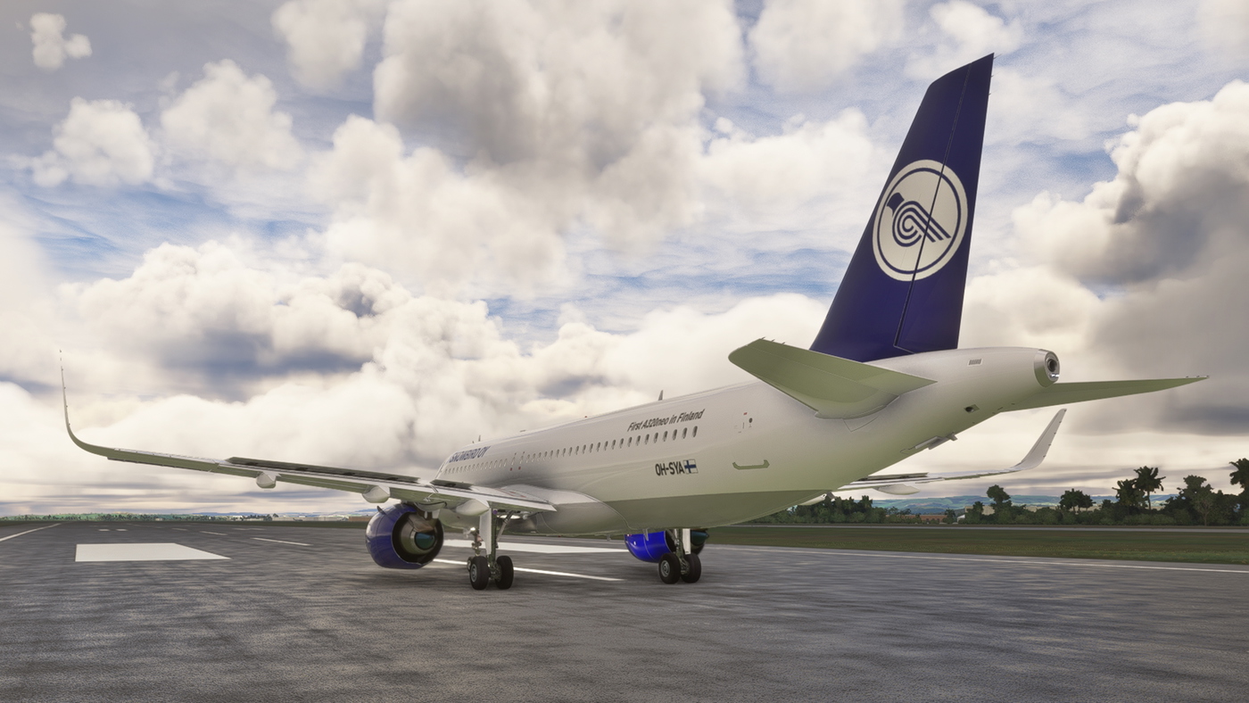 [A32NX] FBW A320 SNOWBIRD OY "OH-SYA" for Microsoft Flight Simulator | MSFS