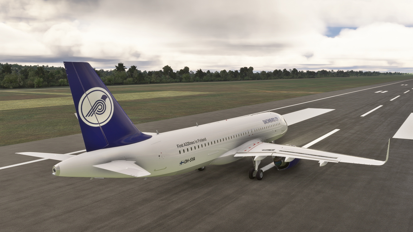 [A32NX] FBW A320 SNOWBIRD OY "OH-SYA" for Microsoft Flight Simulator | MSFS