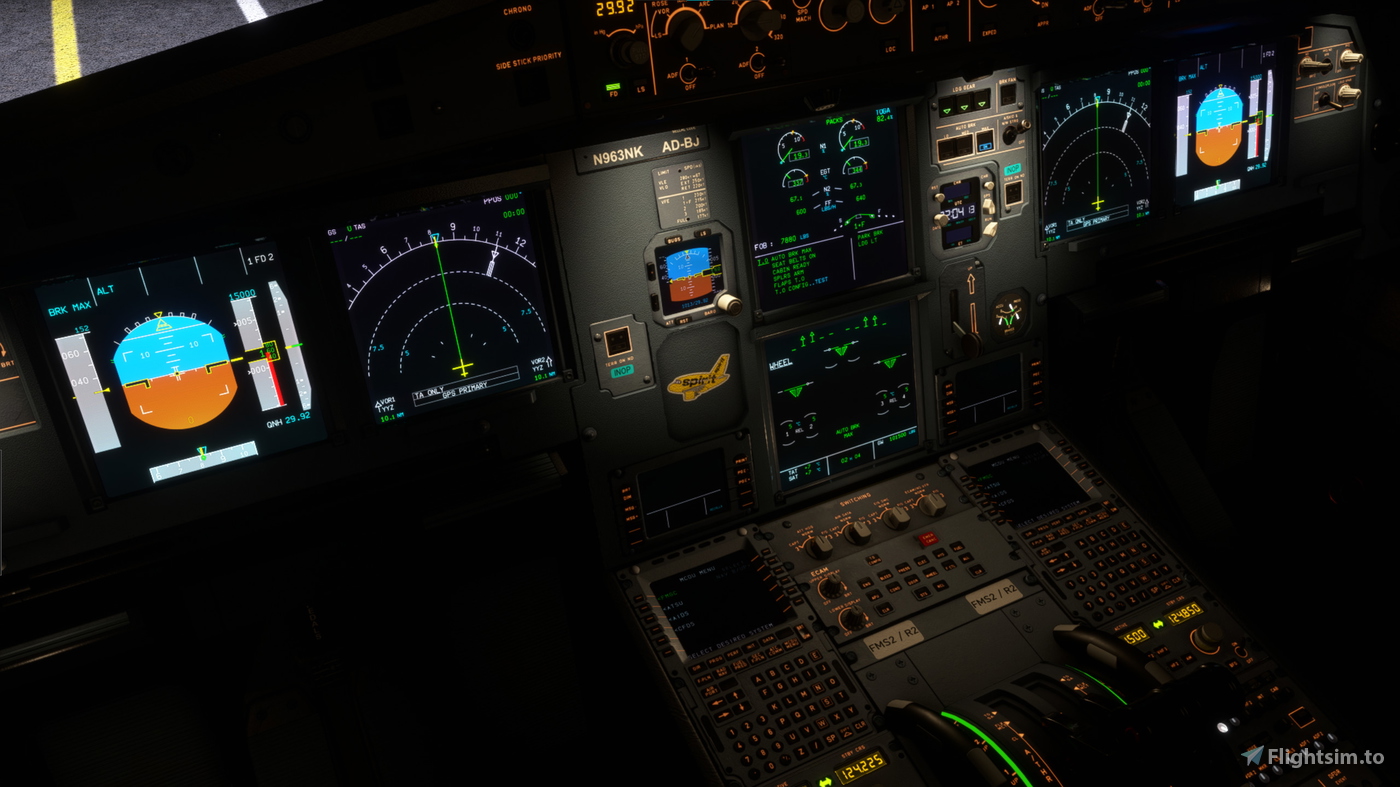 Spirit Cockpit A32NX - UPDATED for Microsoft Flight Simulator | MSFS