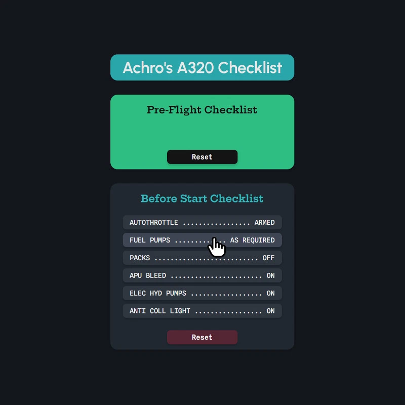 Checklists For Pmdg Boeing 737 800 On Microsoft Flight Simulator