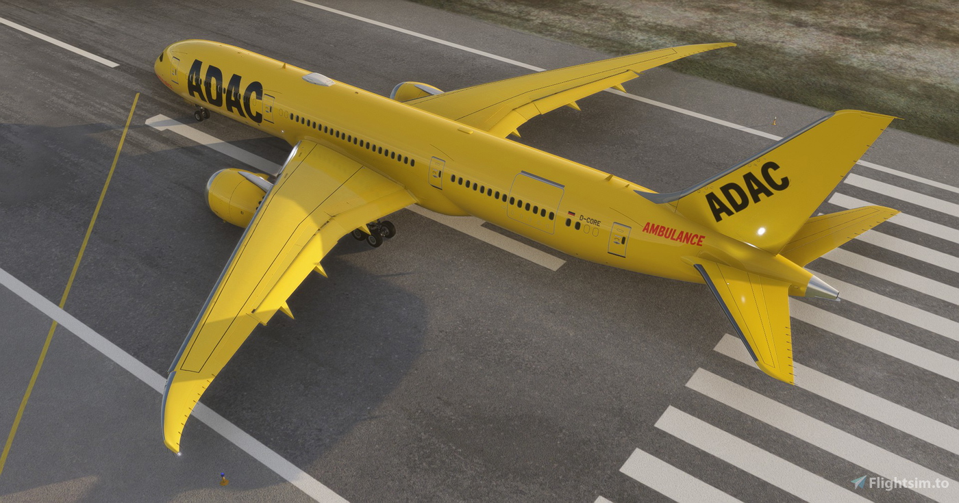 ADAC Ambulance Service Horizon Simulations 787-9 GE for Microsoft ...