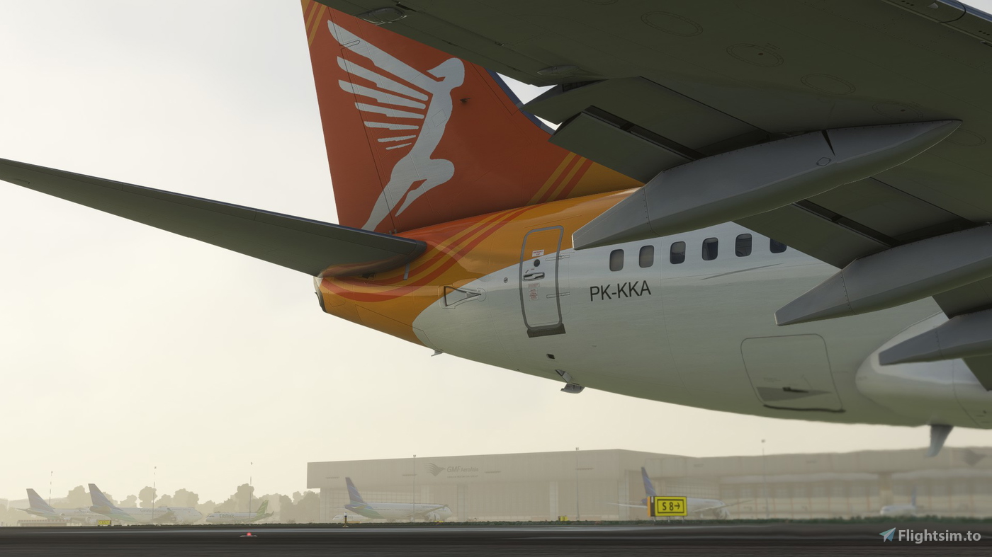 Adam Air 737-600 PK-KKA for Microsoft Flight Simulator | MSFS