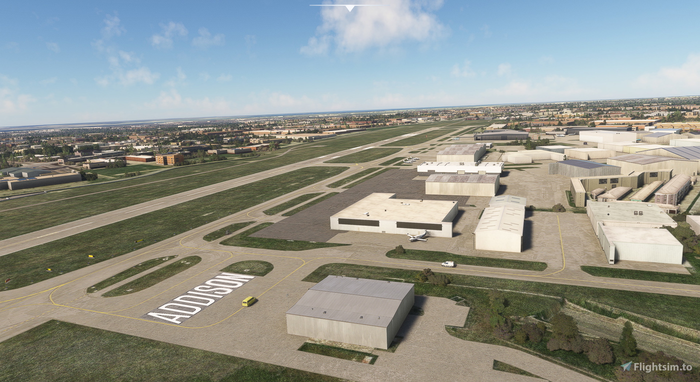Addison Airport (KADS) for Microsoft Flight Simulator | MSFS