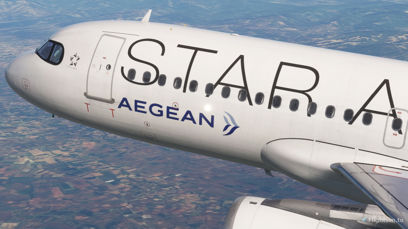 Aegean Airlines "Star Alliance" SX-DVR für Microsoft Flight Simulator ...