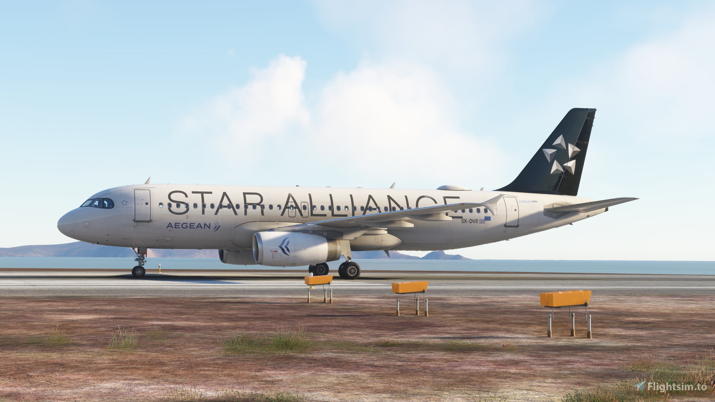 AEGEAN SX-DVR (star alliance) for Microsoft Flight Simulator | MSFS