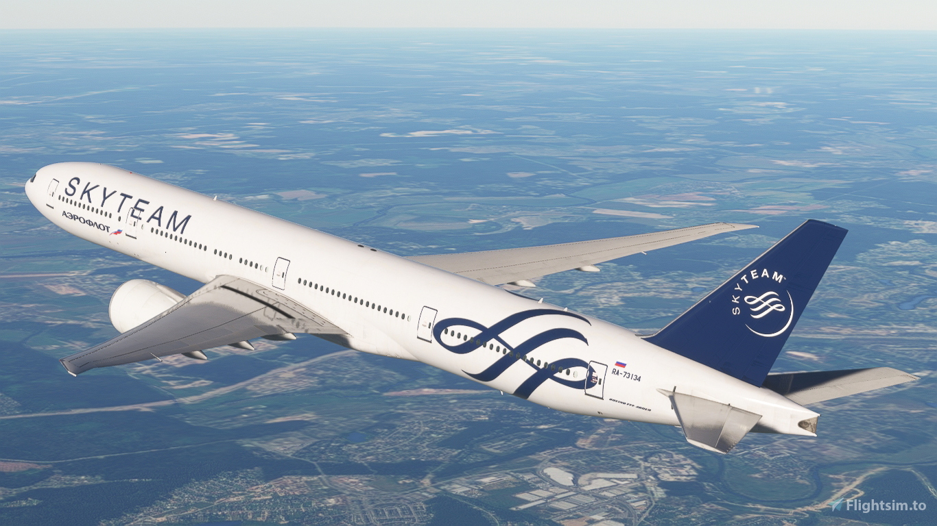 Aeroflot "SkyTeam" RA-73134 | w/cabin | 4K for Microsoft Flight ...