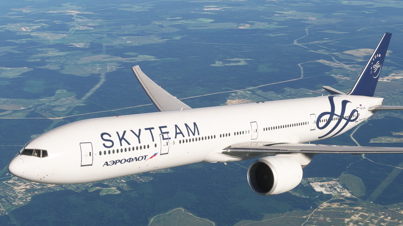 Aeroflot "SkyTeam" RA-73134 | w/cabin | 4K for Microsoft Flight ...