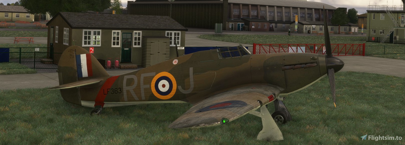 Aeroplane Heaven Hurricane livery of BBMF aircraft LF363, ‘RF-J’. for ...
