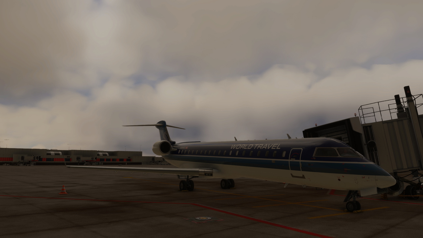 Aerosoft CRJ-550ER World Travel Airlines Livery (FSX/MSFS Modern Style ...