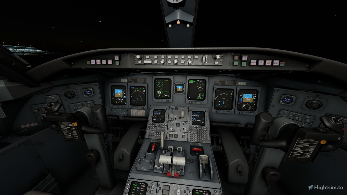 Aerosoft CRJ series mod for cockpit brighter dome light for Microsoft ...