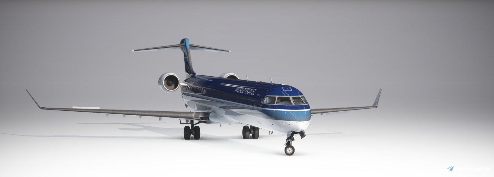 Aerosoft CRJ-1000 World Travel Airlines Livery (FSX/MSFS Modern Style ...