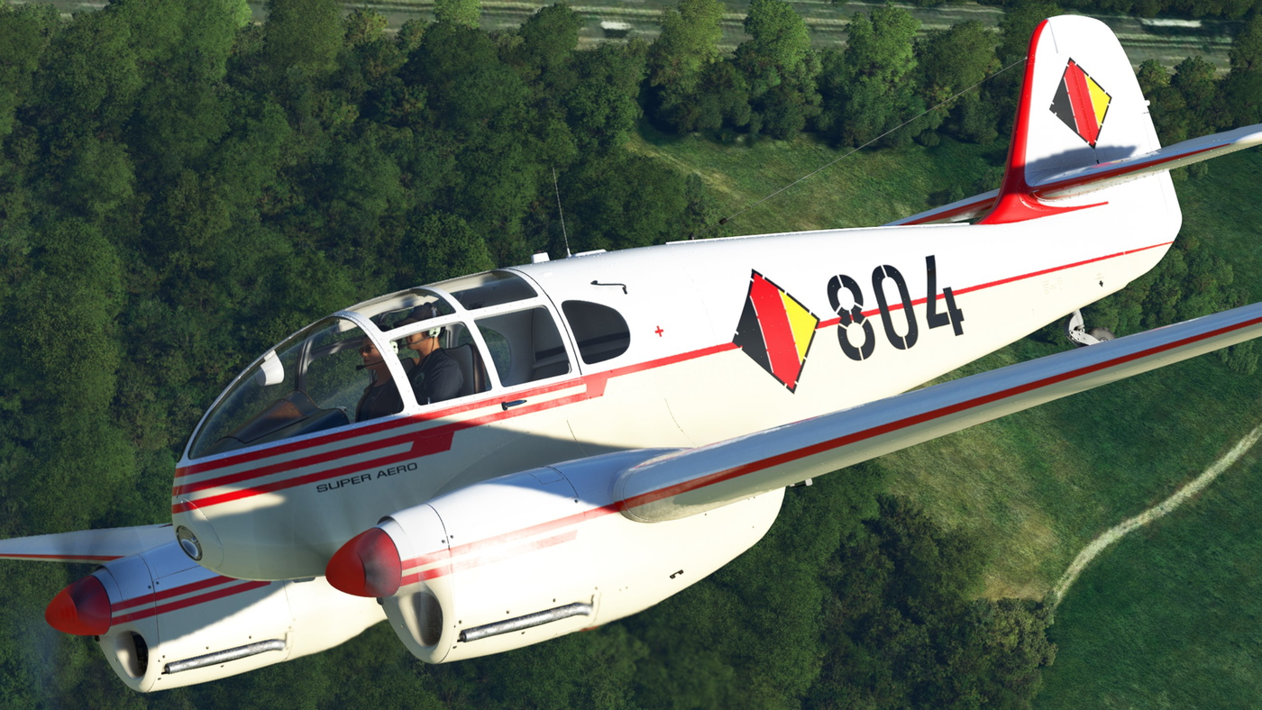 Aerovodochody Super Aero 45 S "804" GDR Air Force 1957 for Microsoft ...