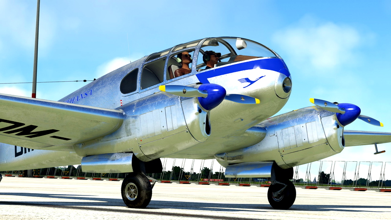 Aerovodochody Aero 45S "DM-SGA" DDR Lufthansa 1956 for Microsoft Flight ...