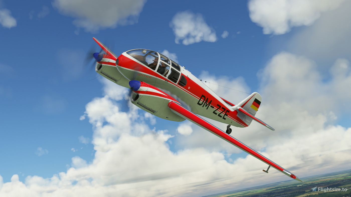 Aerovodochody Super Aero 45 S DM-ZZE des VEB Flugzeugwerke Dresden 1958 ...