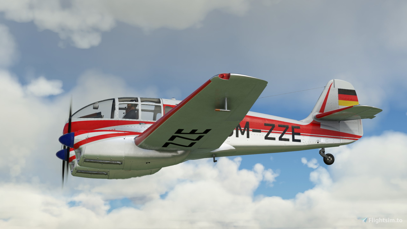 Aerovodochody Super Aero 45 S DM-ZZE des VEB Flugzeugwerke Dresden 1958 ...