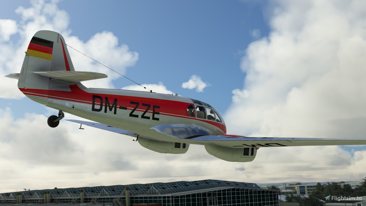 Aerovodochody Super Aero 45 S DM-ZZE des VEB Flugzeugwerke Dresden 1958 ...