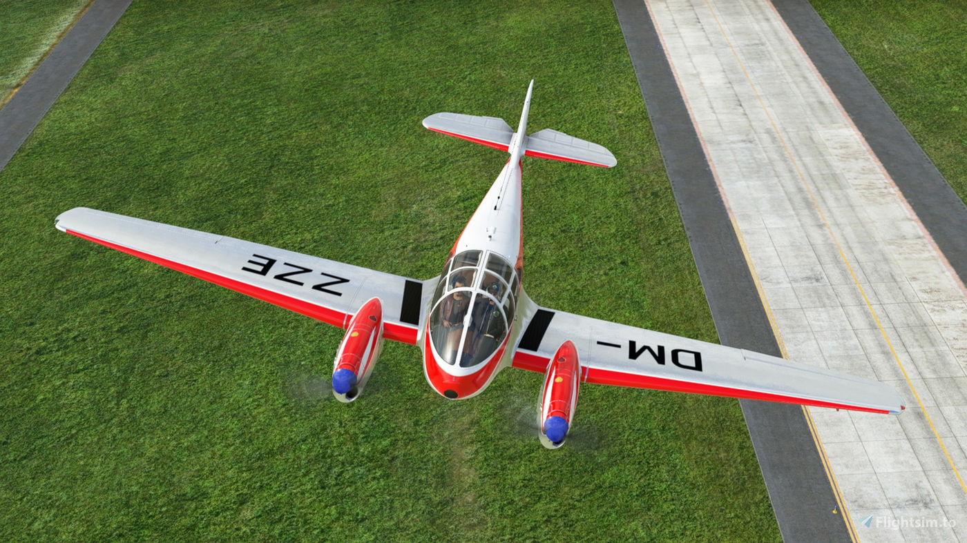 Aerovodochody Super Aero 45 S DM-ZZE des VEB Flugzeugwerke Dresden 1958 ...