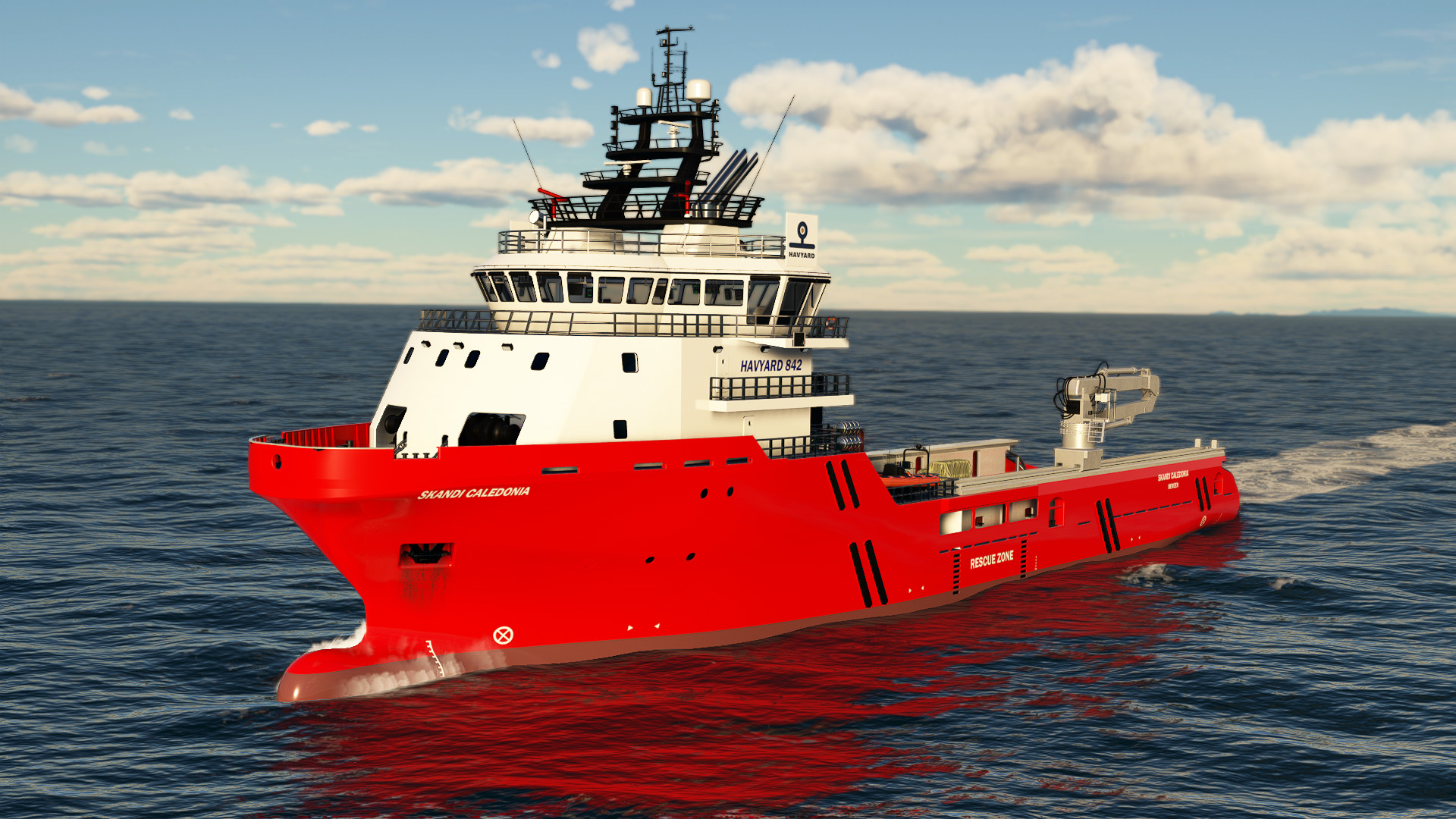 Marine RM - AHTS Havyard 842 for Microsoft Flight Simulator | MSFS