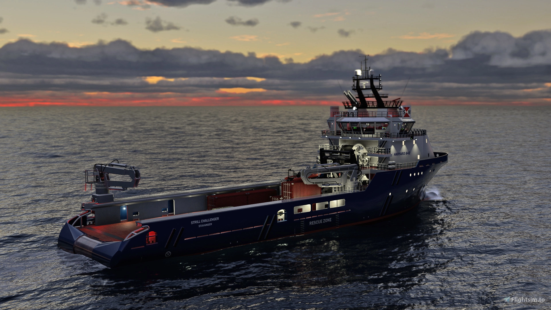 Marine RM - AHTS Havyard 842 for Microsoft Flight Simulator | MSFS