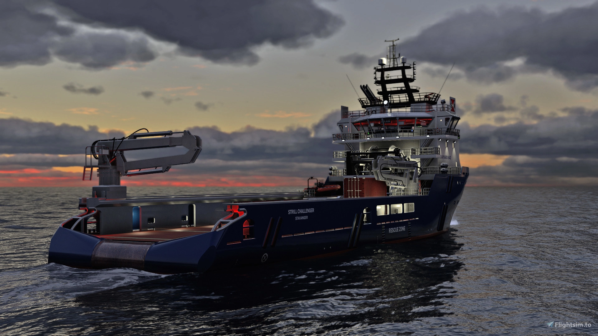 Marine RM - AHTS Havyard 842 for Microsoft Flight Simulator | MSFS