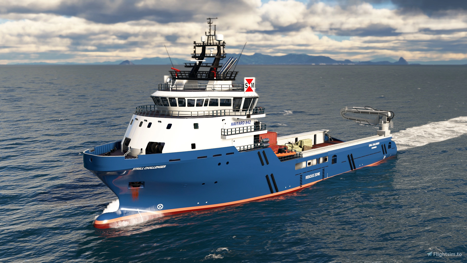 Marine RM - AHTS Havyard 842 for Microsoft Flight Simulator | MSFS