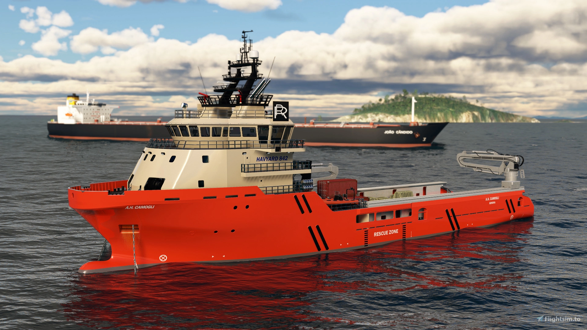 Marine RM - AHTS Havyard 842 for Microsoft Flight Simulator | MSFS