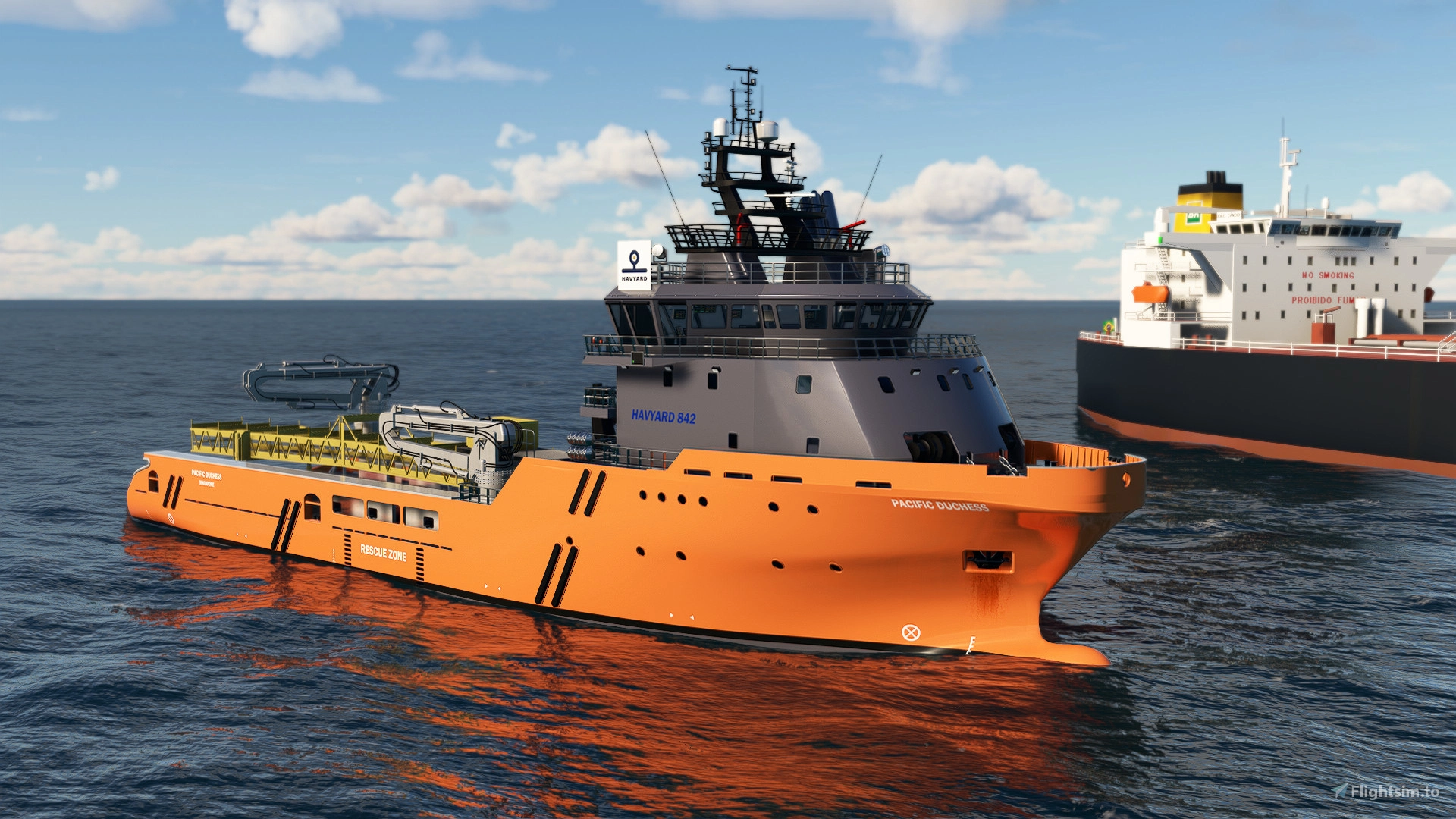 Marine RM - AHTS Havyard 842 for Microsoft Flight Simulator | MSFS