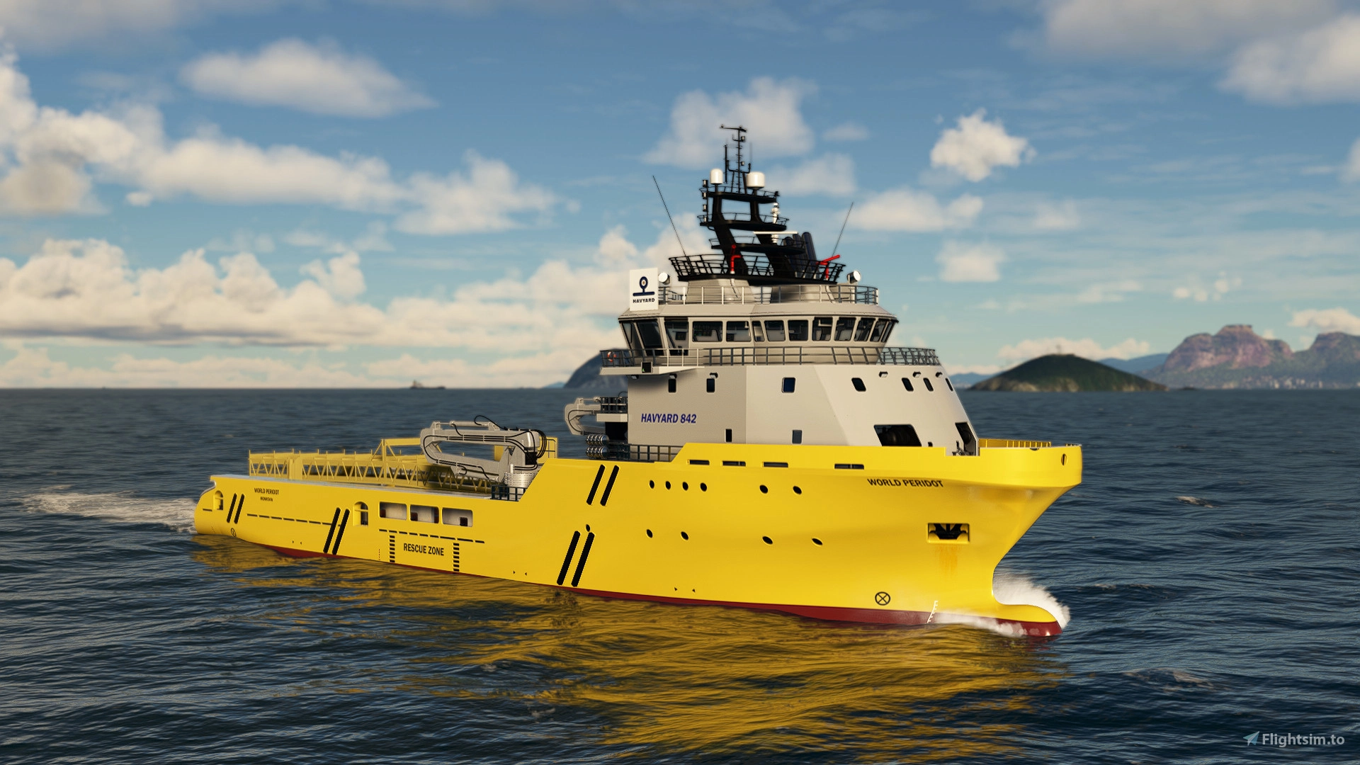 Marine RM - AHTS Havyard 842 for Microsoft Flight Simulator | MSFS