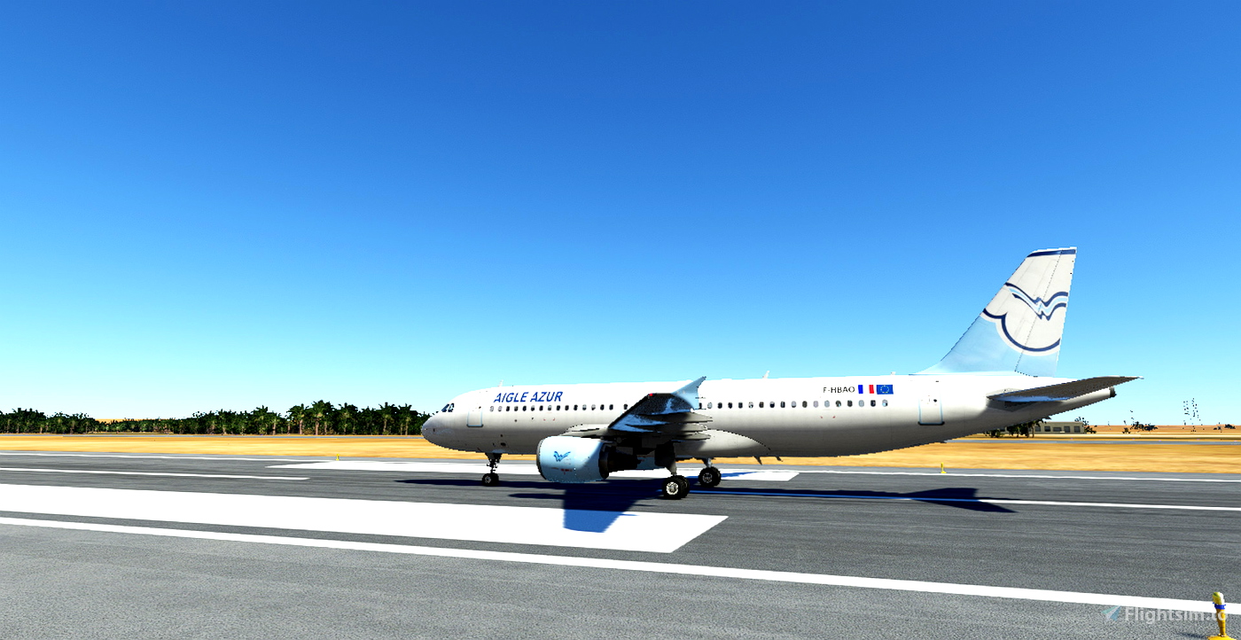 AIGLE AZUR - FENIX -A320-F-HBAO for Microsoft Flight Simulator | MSFS