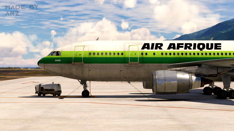 Air Afrique TU-TAS [8K] | Inibuilds A300-600R for Microsoft Flight Simulator | MSFS