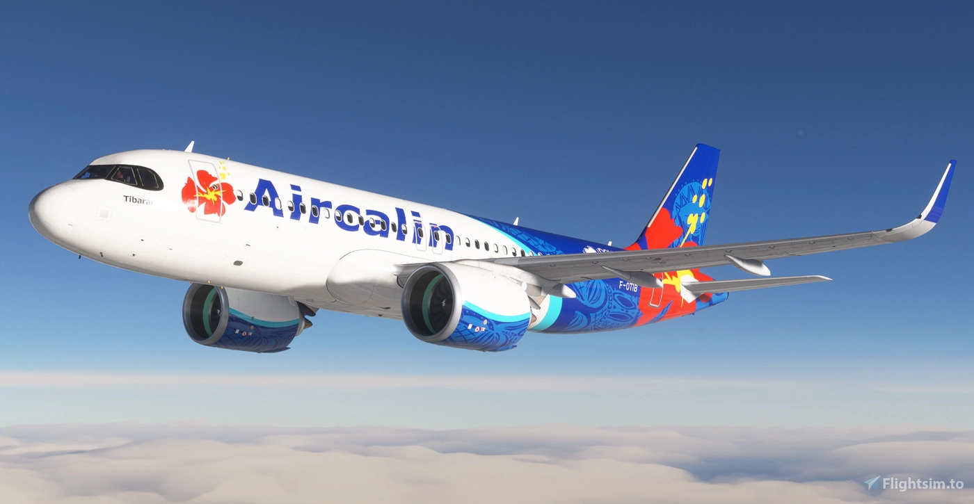 Air Calin 'Tibarama' F-OTIB A320neo | iniBuilds A320neo [4K] for ...