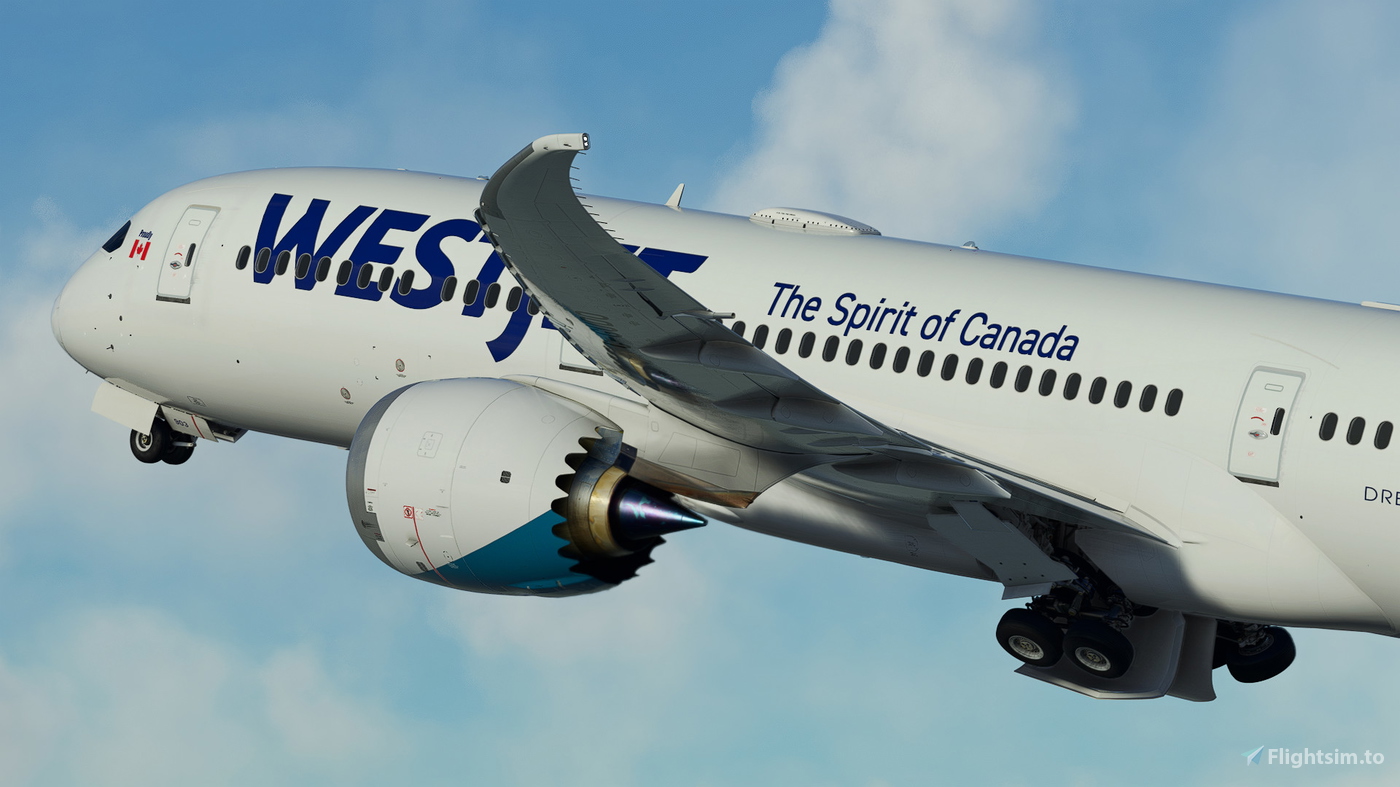 WestJet C-GUDO | Boeing 787-9 | (8K + 4K) for Microsoft Flight ...