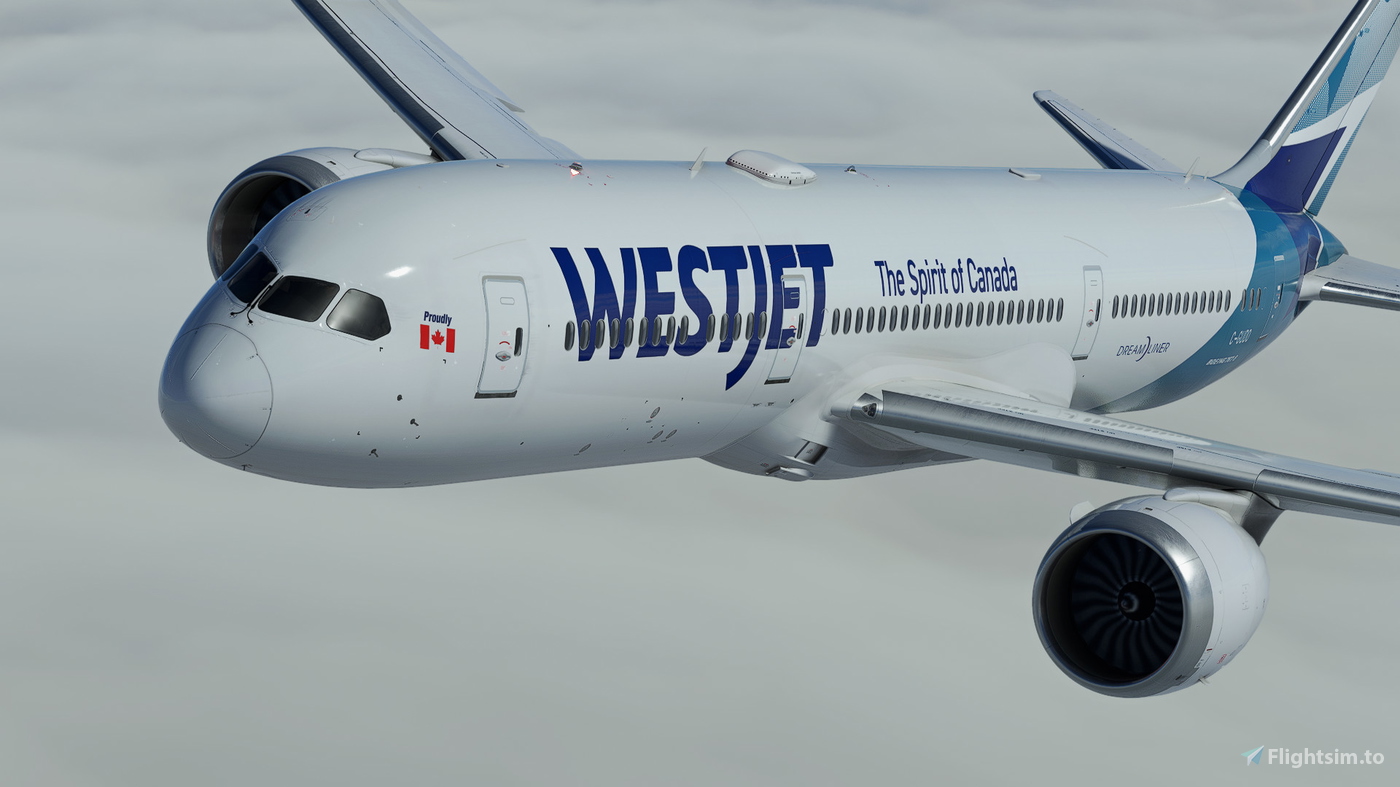 WestJet C-GUDO | Boeing 787-9 | (8K + 4K) for Microsoft Flight ...
