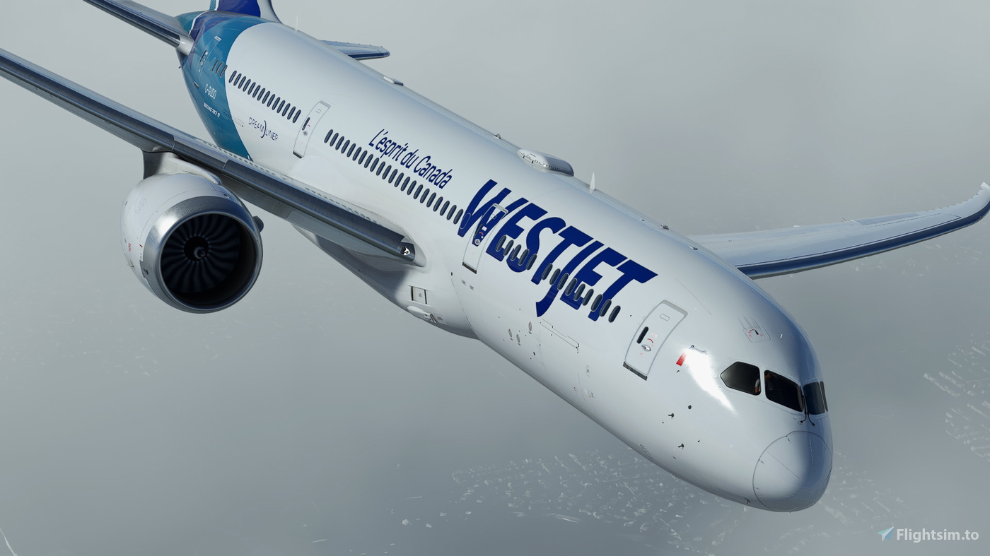 WestJet C-GUDO | Boeing 787-9 | (8K + 4K) for Microsoft Flight ...
