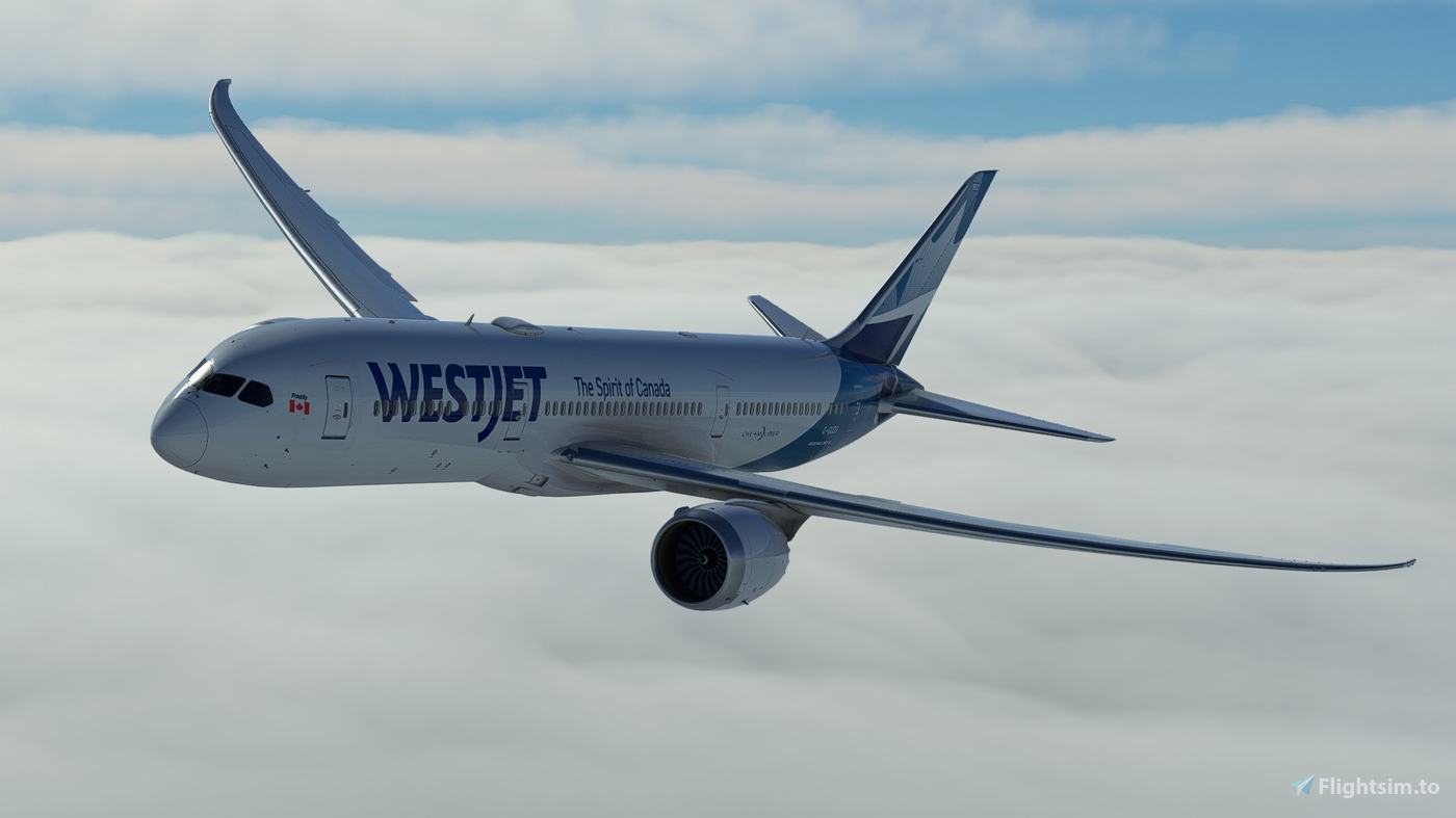 WestJet C-GUDO | Boeing 787-9 | (8K + 4K) for Microsoft Flight ...