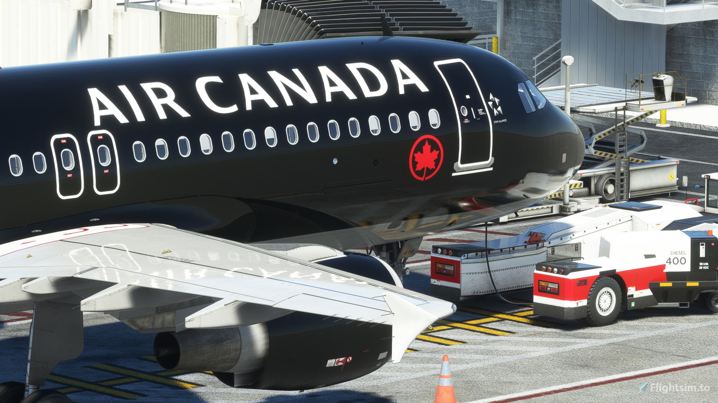Air Canada Jetz |C-FNVV| (4K) + (8K) Fenix A320 for Microsoft Flight Simulator | MSFS